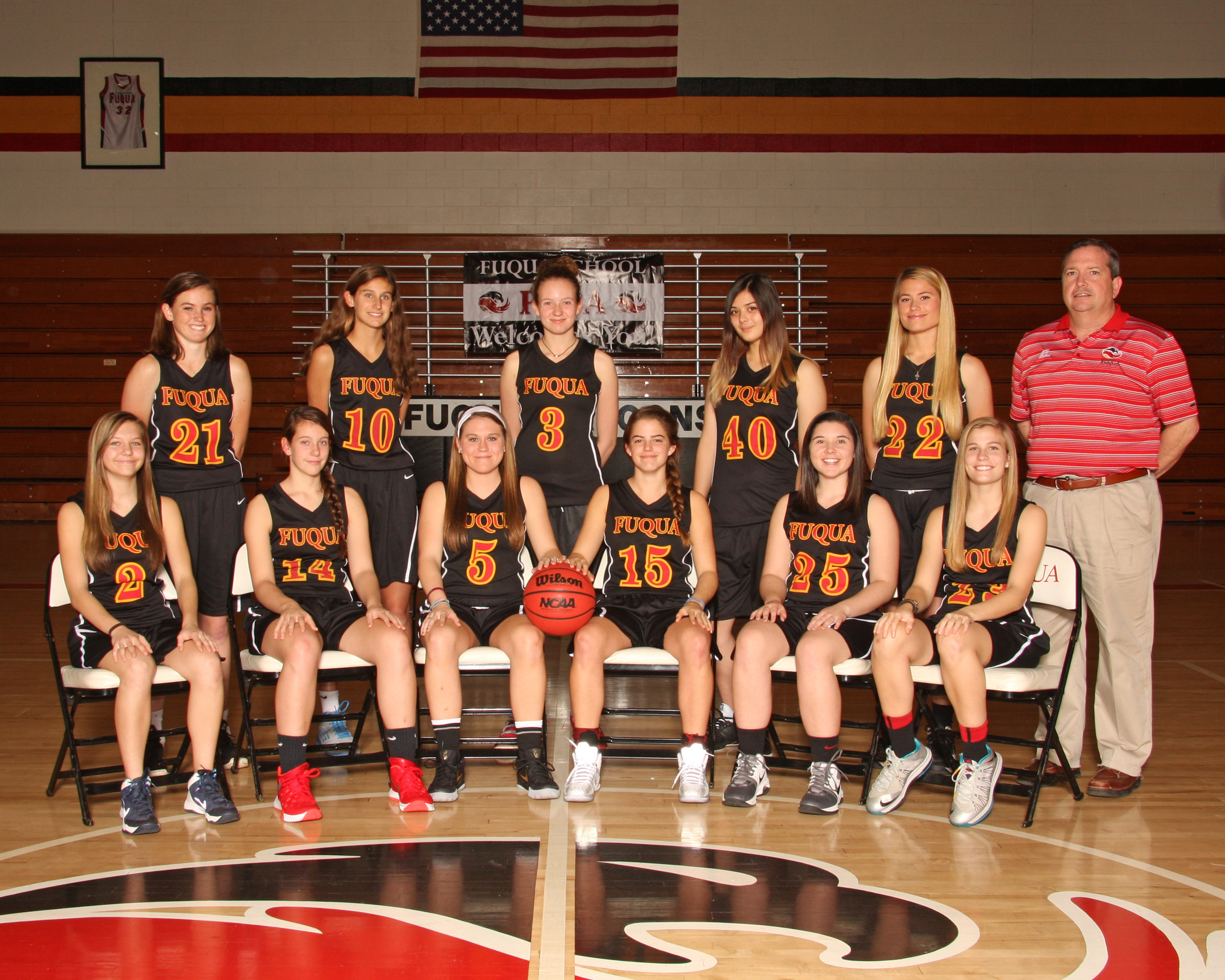 High Five! Fuqua School varsity girls basketball - Farmville | Farmville