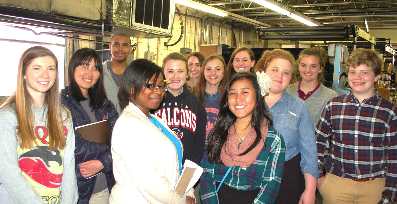 Fuqua students tour The Herald | The Farmville Herald