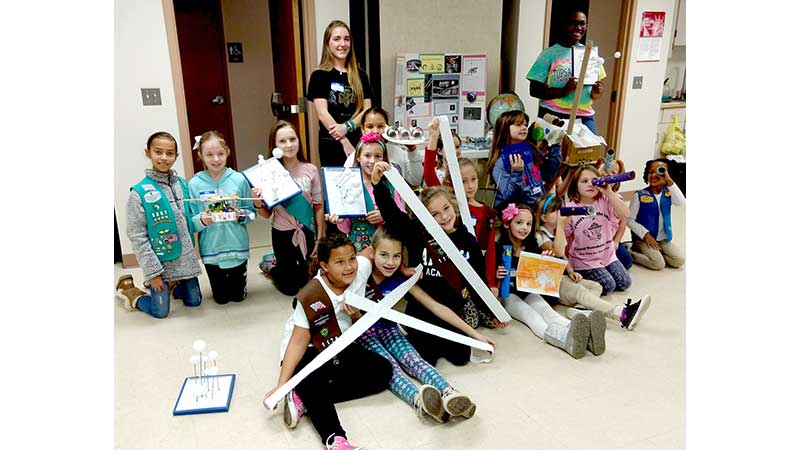 Girl Scouts earn Space Science Badge - Farmville | Farmville