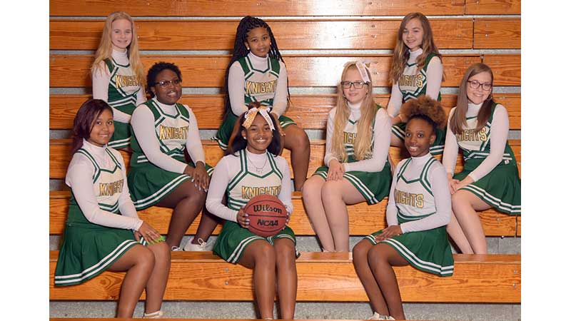2018-19 Buckingham JV basketball cheer team | The Farmville Herald
