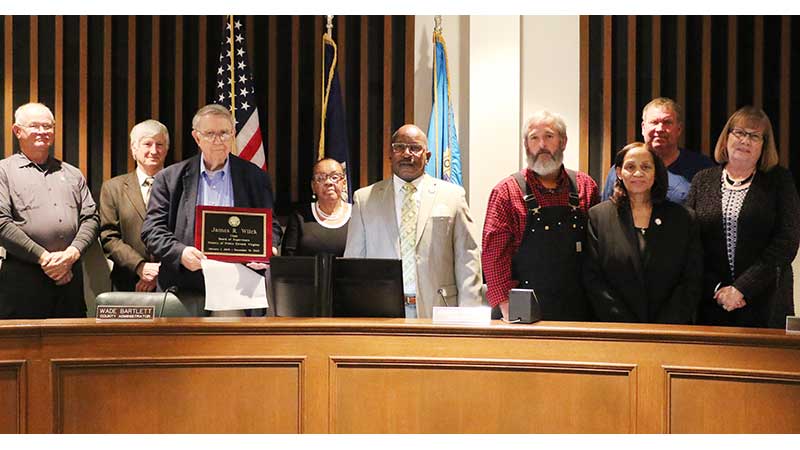 Wilck recognized for service by board | The Farmville Herald