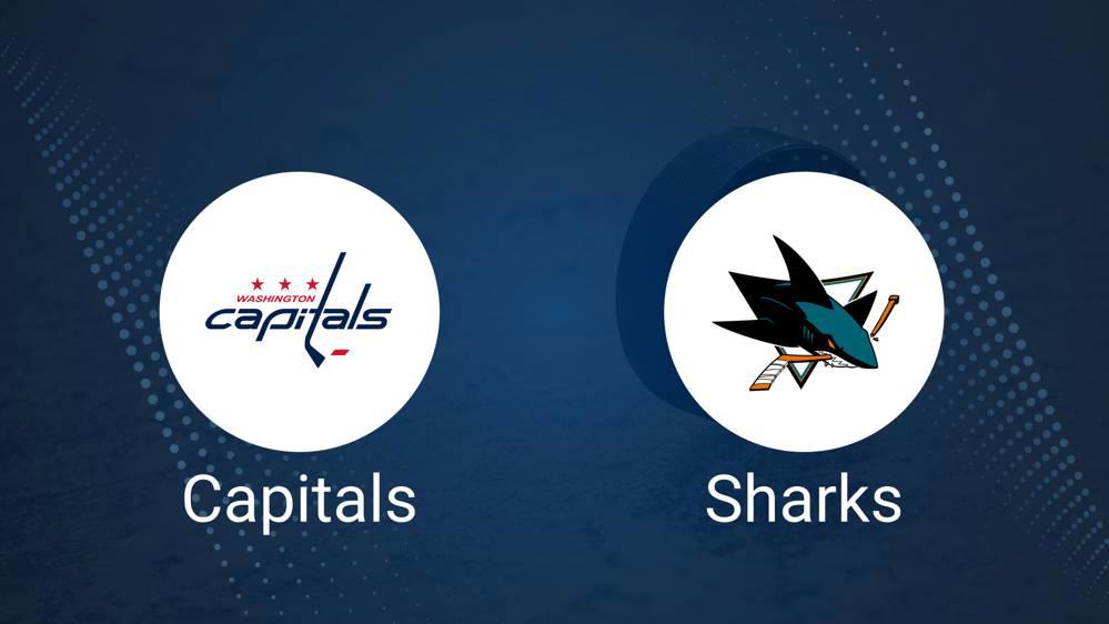 Where to Watch Washington Capitals vs. San Jose Sharks on TV or ...