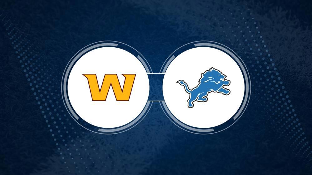 Commanders vs. Lions Same Game Parlay Picks – NFL Divisional Round ...