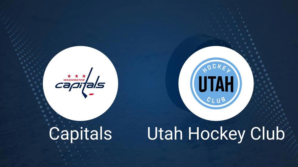 Where to Watch Washington Capitals vs. Utah Hockey Club on TV or ...